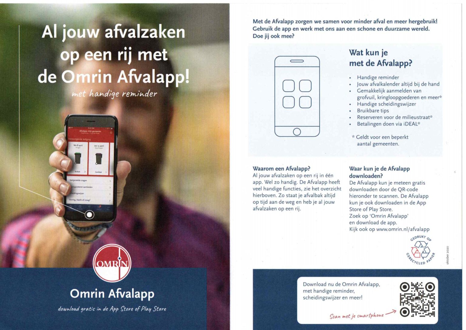 Al jouw afvalzaken op een rij met de Omrin Afvalapp! – Wijkvereniging ...